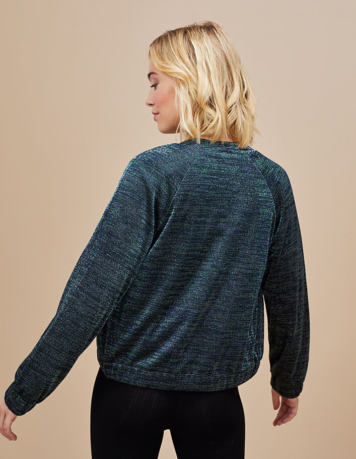 I.Code shiny black baseball jacket