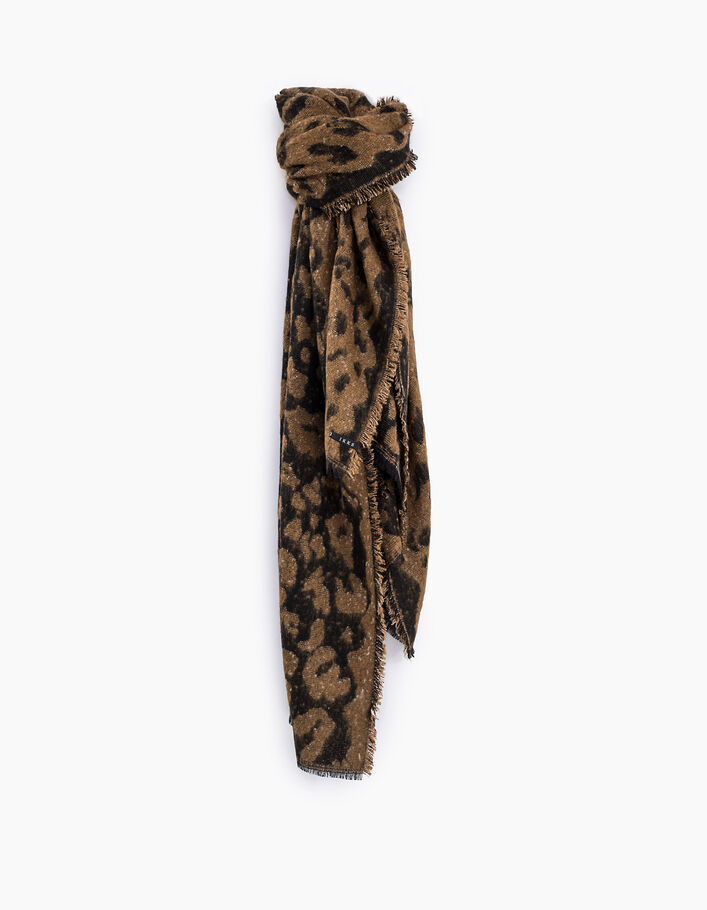 Women's leopard scarf