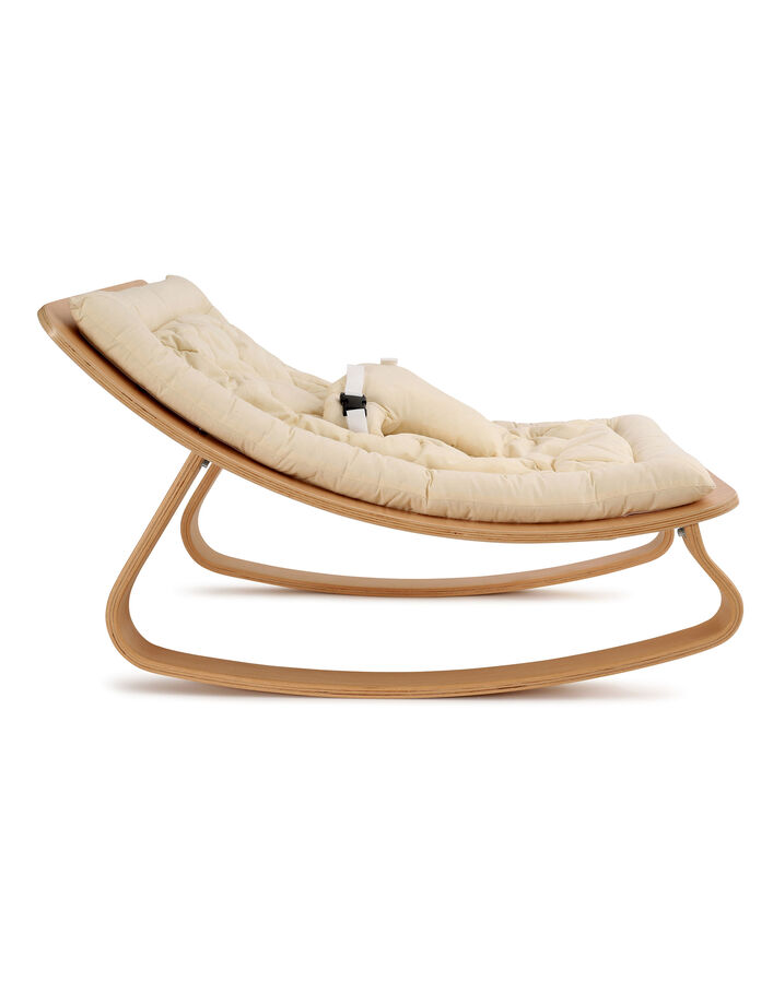 CHARLIE CRANE organic white Levo baby rocker