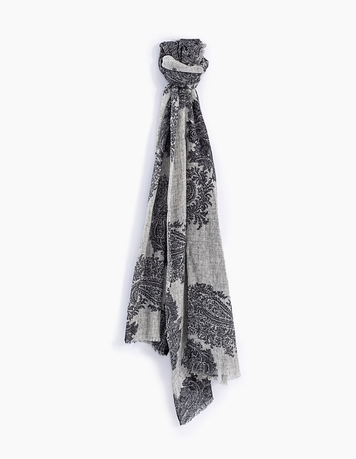 Men's paisley scarf
