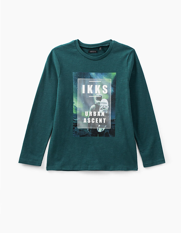 Boys’ emerald Urban Ascent skater graphic T-shirt