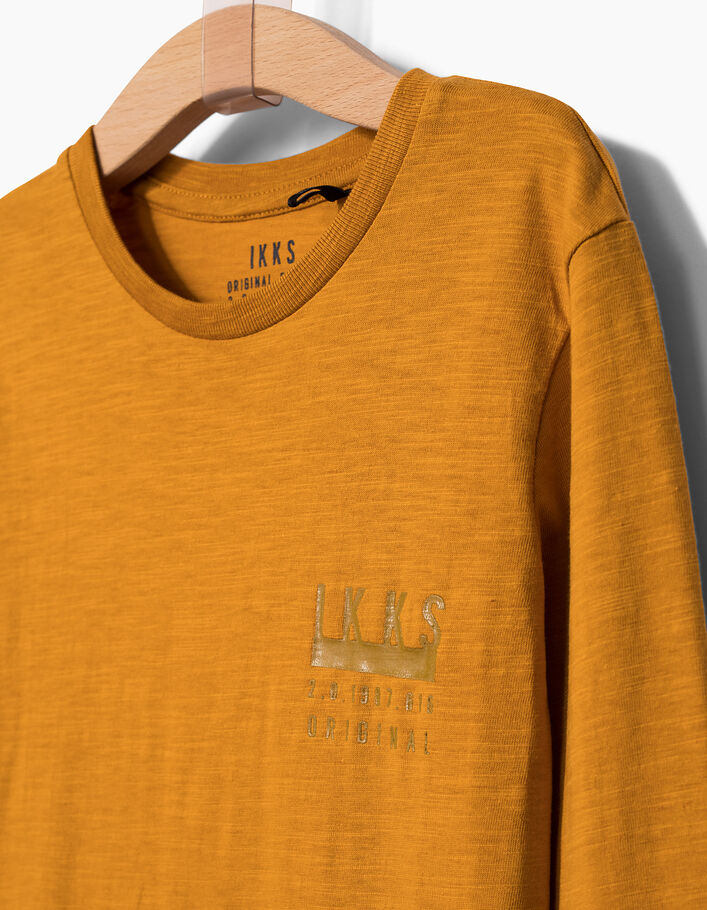 Boys' saffron T-shirt