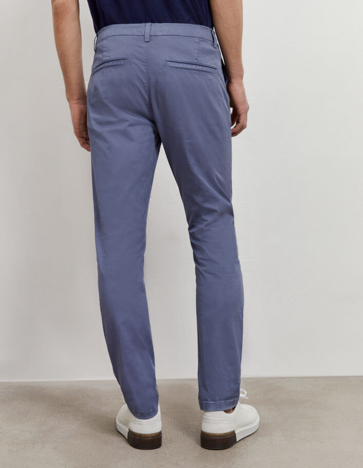 Men’s stone blue CROPPED chinos
