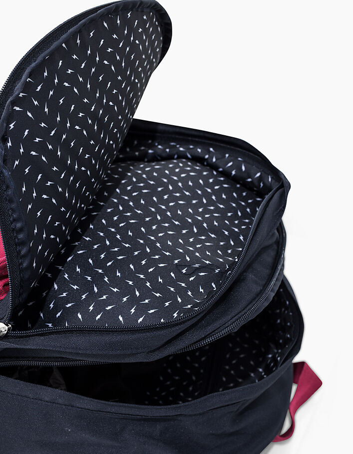 Girls navy IKKS Ciao Bella backpack