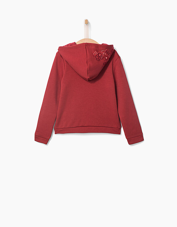 Girls' red sweatshirt