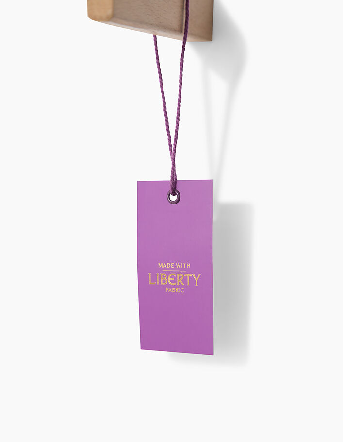 Girls' two-fabric dress