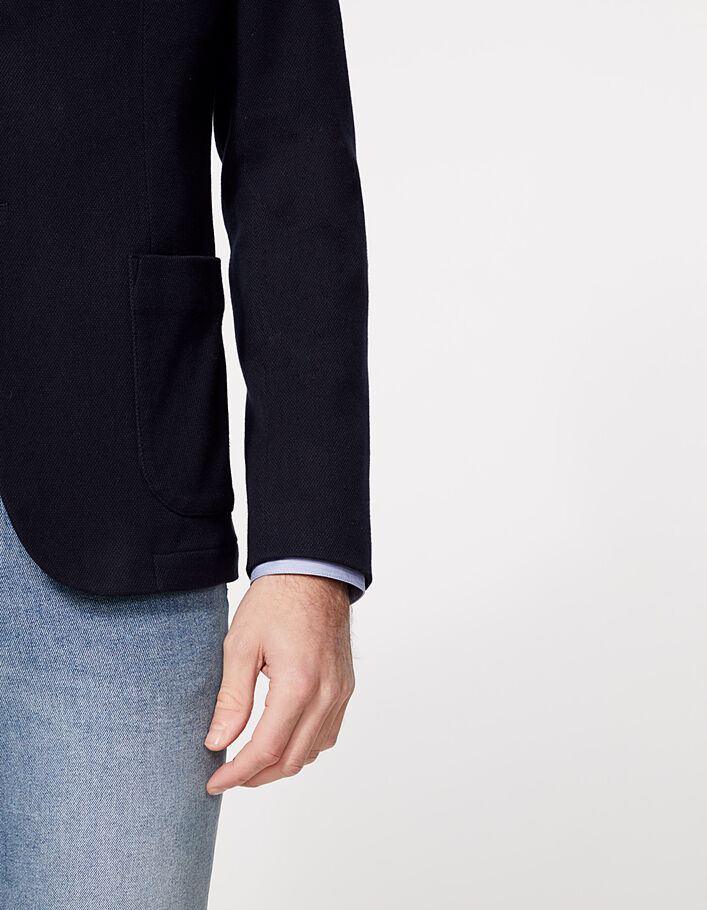 Men’s navy knit jacket