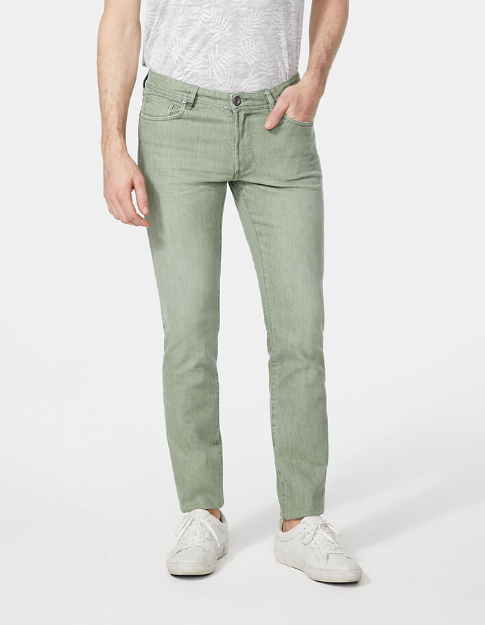 Jean slim kaki Salvation Homme