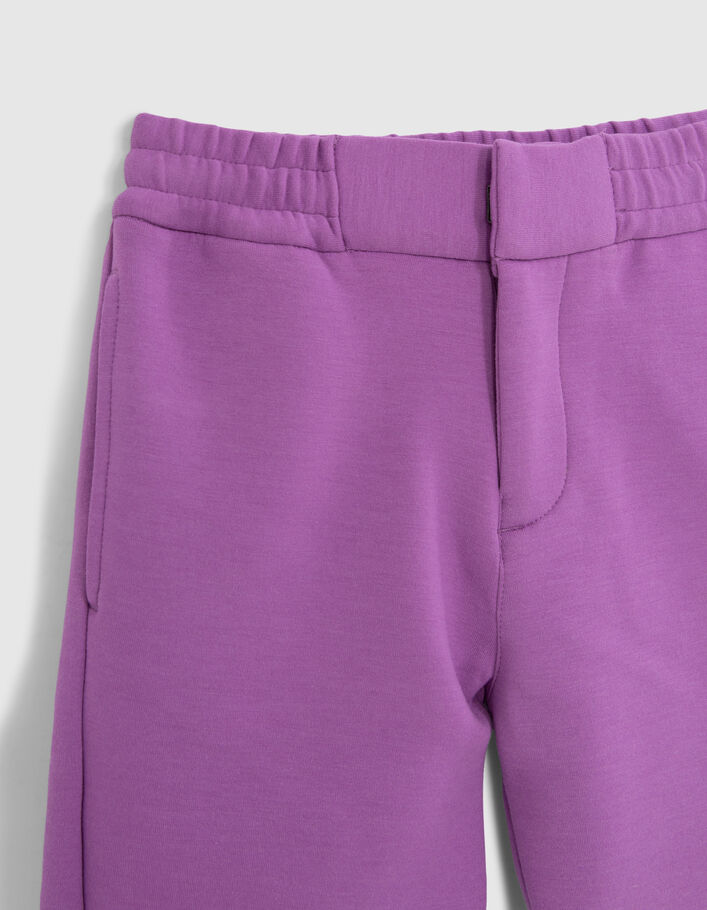 Boys’ purple techfleece sweatshirt fabric Bermuda shorts