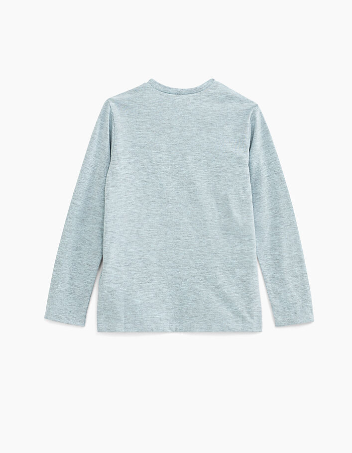 Boys’ ice blue wolf graphic T-shirt
