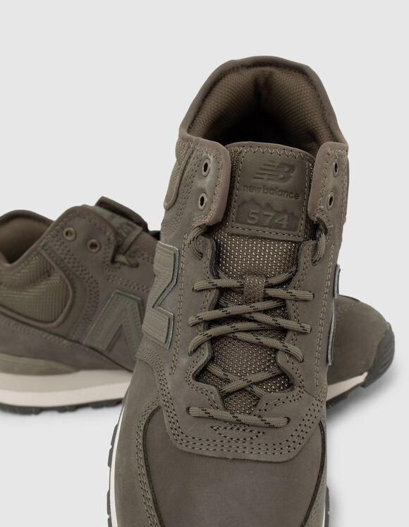 Baskets kaki New Balance 574® montantes Homme