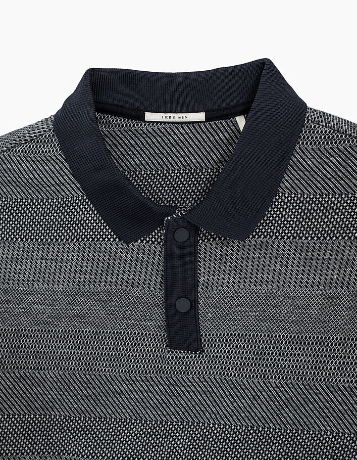 Men's Jacquard polo shirt