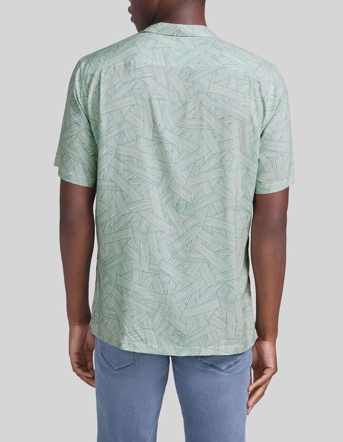 Camisa REGULAR petrol LENZING™ ECOVERO™ bambúes hombre