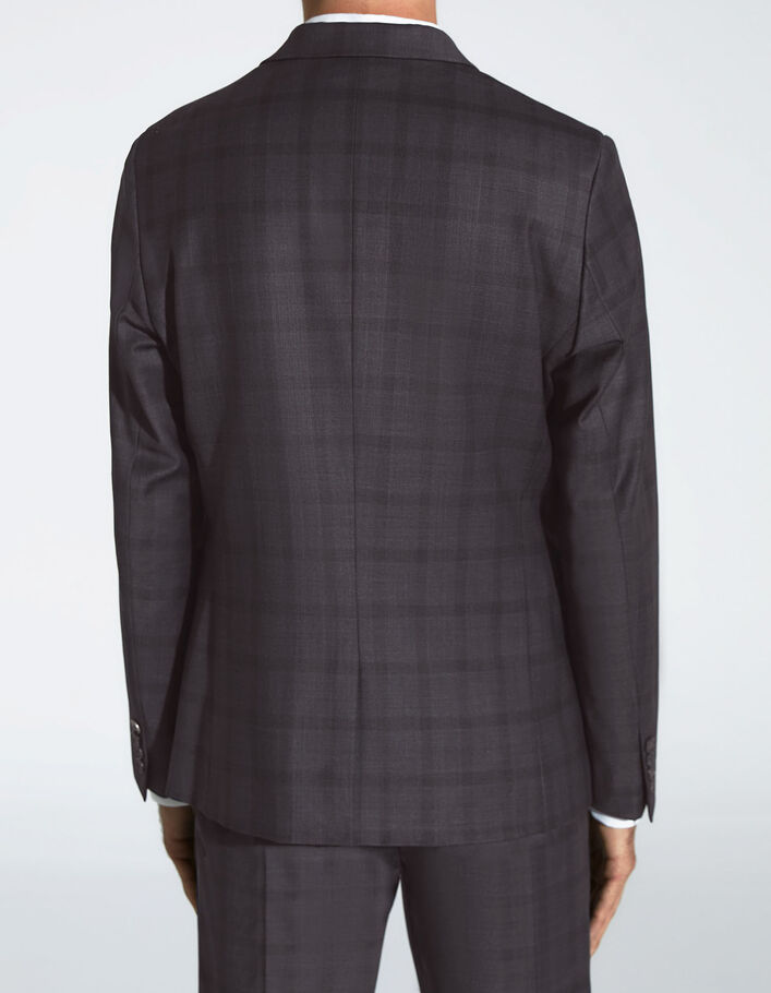 Men’s indigo checked TRAVEL SUIT suit jacket