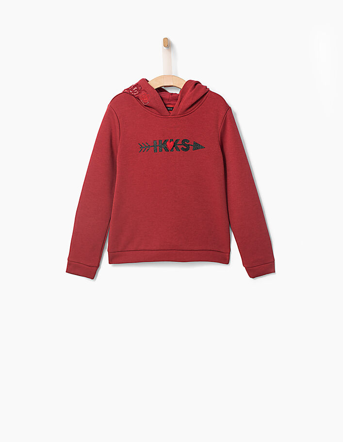 Girls' red sweatshirt