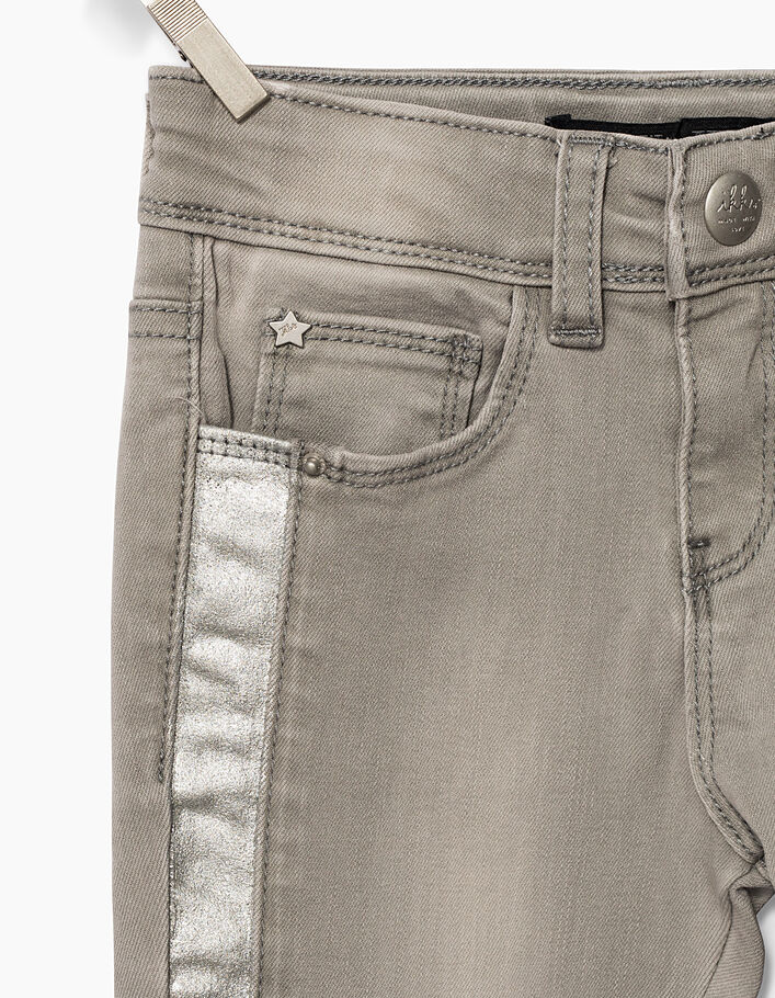Girls' grey skinny jeans