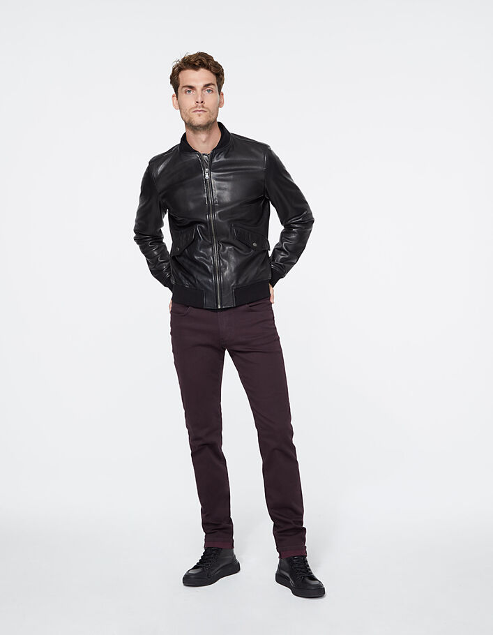 Men's plum Pendjab SLIM jeans