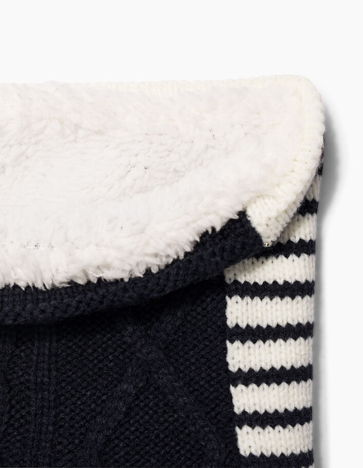 Boys' navy snood