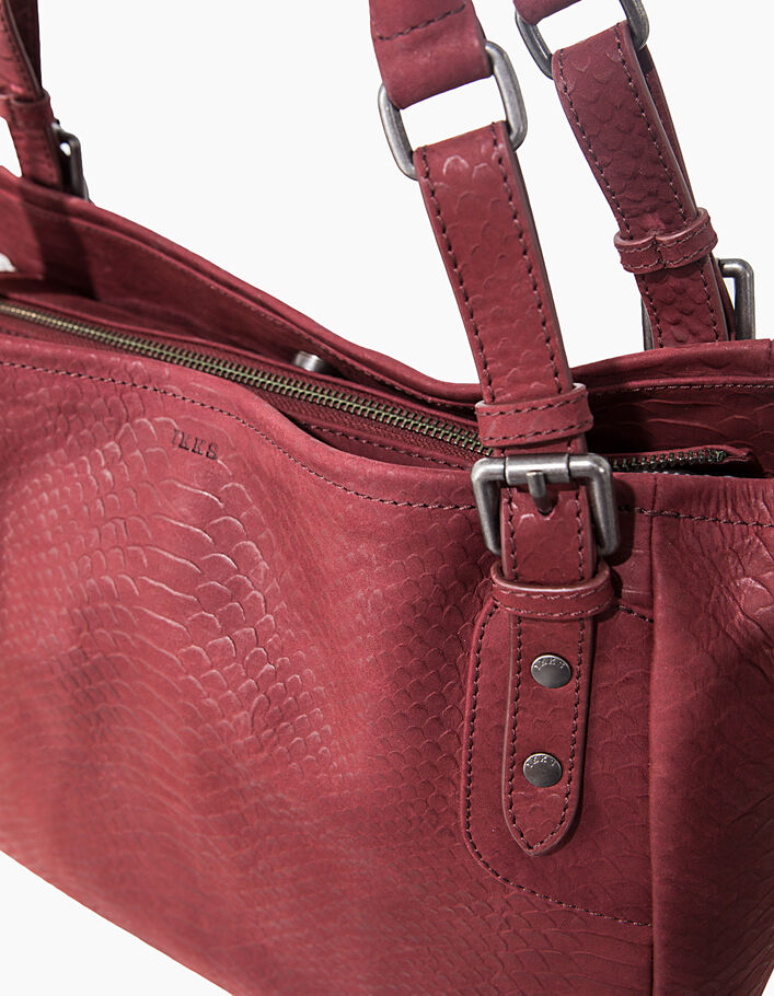 Women's The Artist reptile-look calfskin tote bag