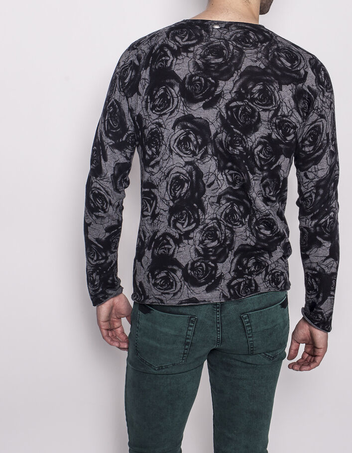 Men's printed sweater