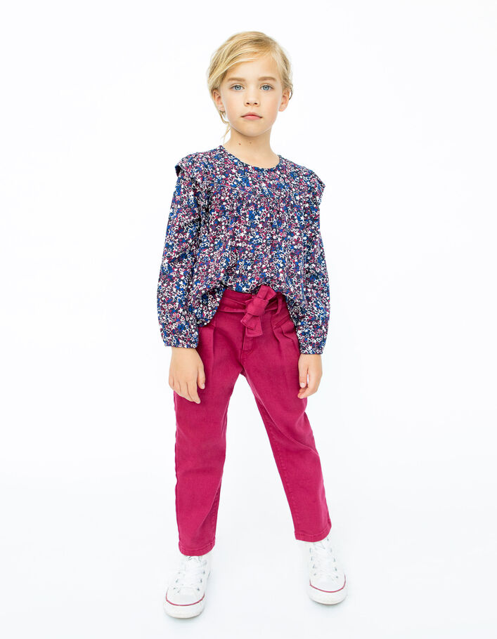 Jean BALLON bordeaux fille IKKS