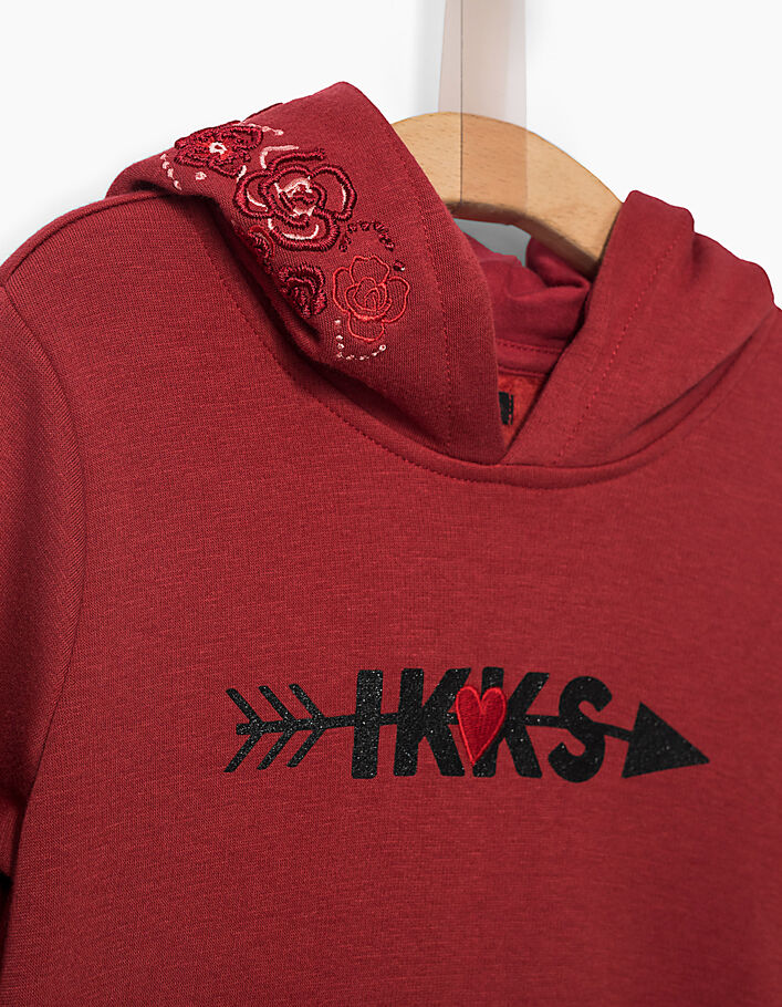 Girls' red sweatshirt
