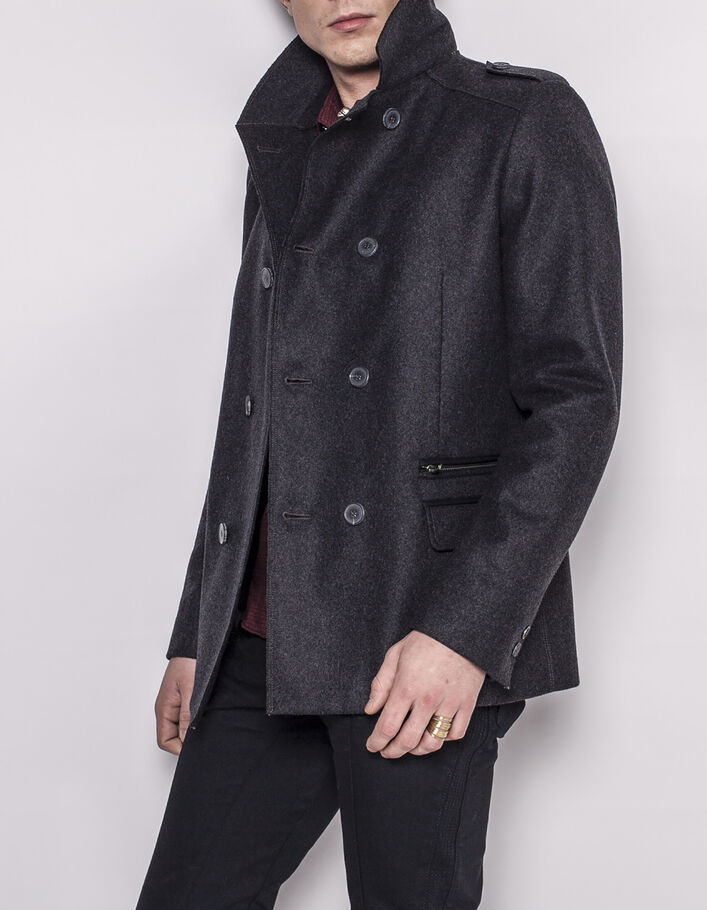 Men's short pea coat
