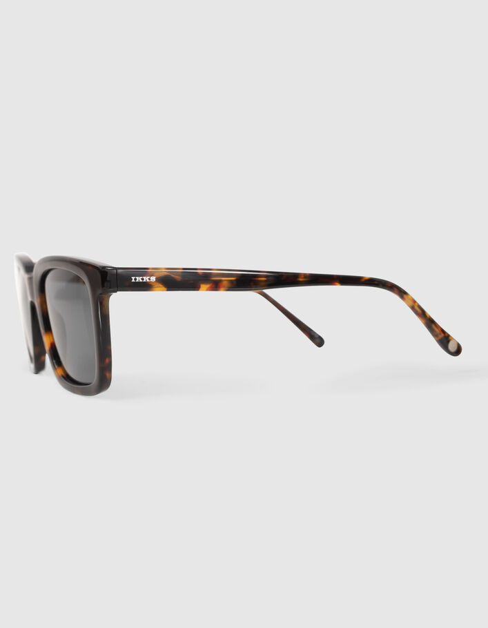 Men’s tortoiseshell rectangular sunglasses