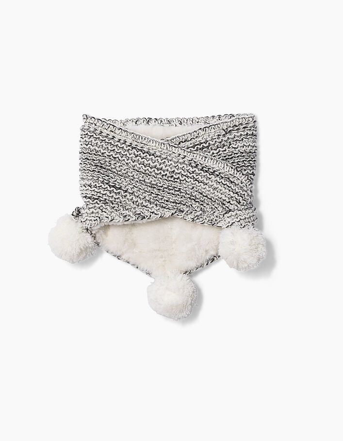 Baby girls' knitted snood