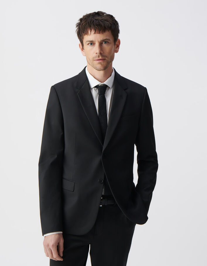 Men’s black TRAVEL SUIT suit jacket
