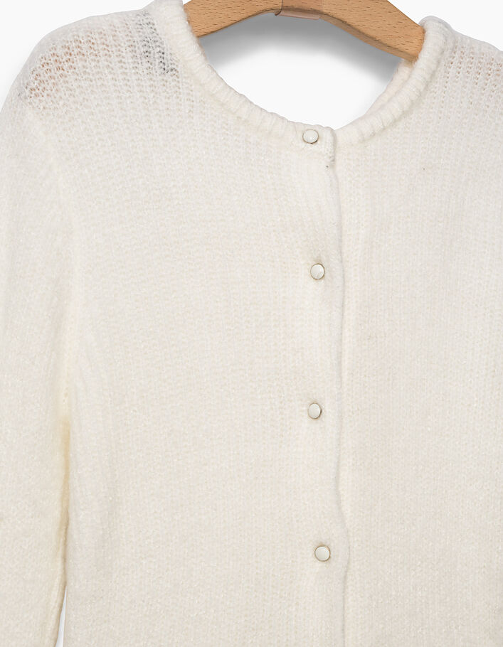 Girls' white sweater