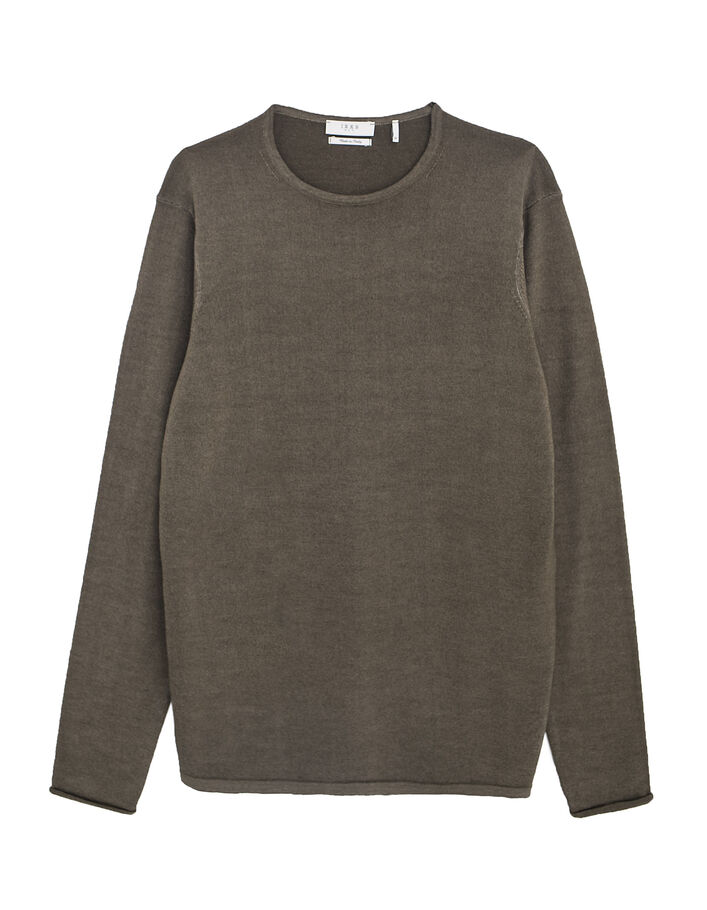 Men's khaki sweater
