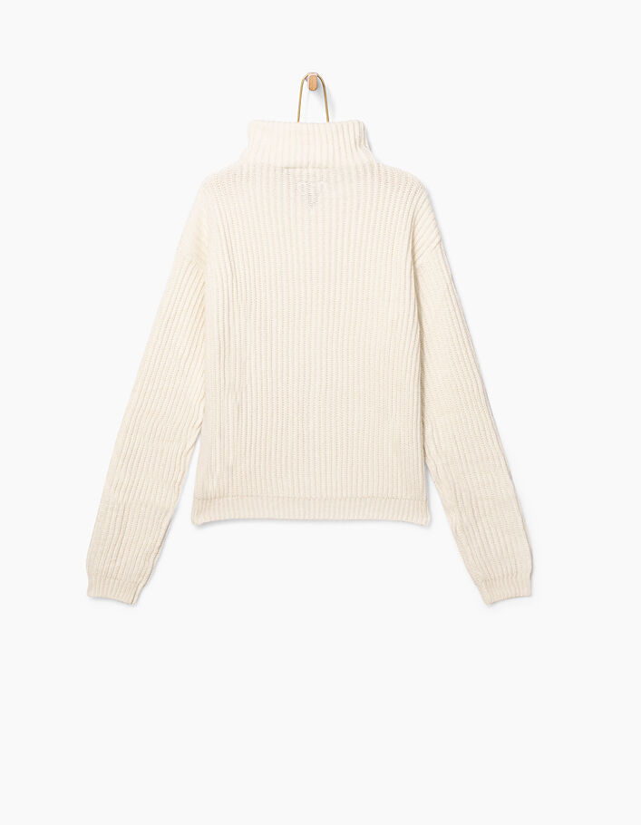 Girls' cream cardigan