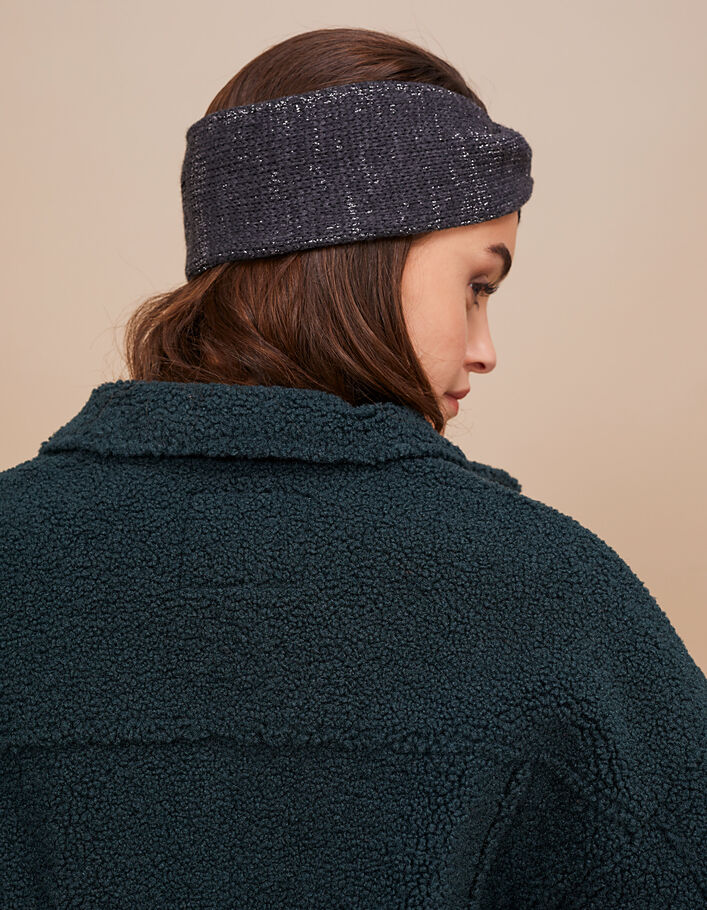 Babery Green Bouclé-Mantel I.Code